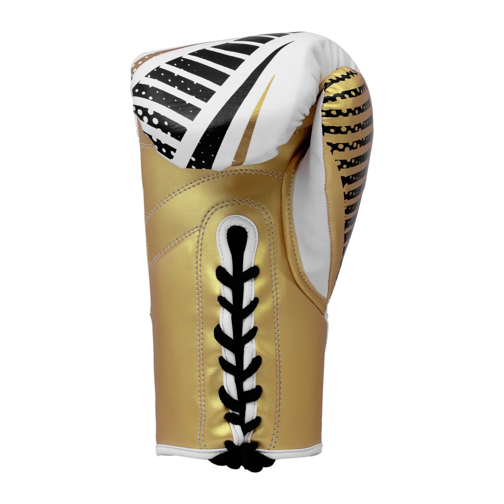 RAINY SPECIAL EDITION PROFESSIONAL COWHIDE BOXING LACE UP GLOVES White ...